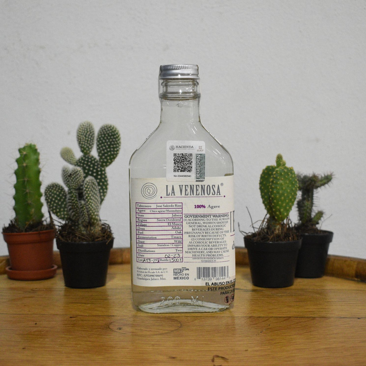 La Venenosa Tabernas III Raicilla 200 ml – Agave Drinks Mx