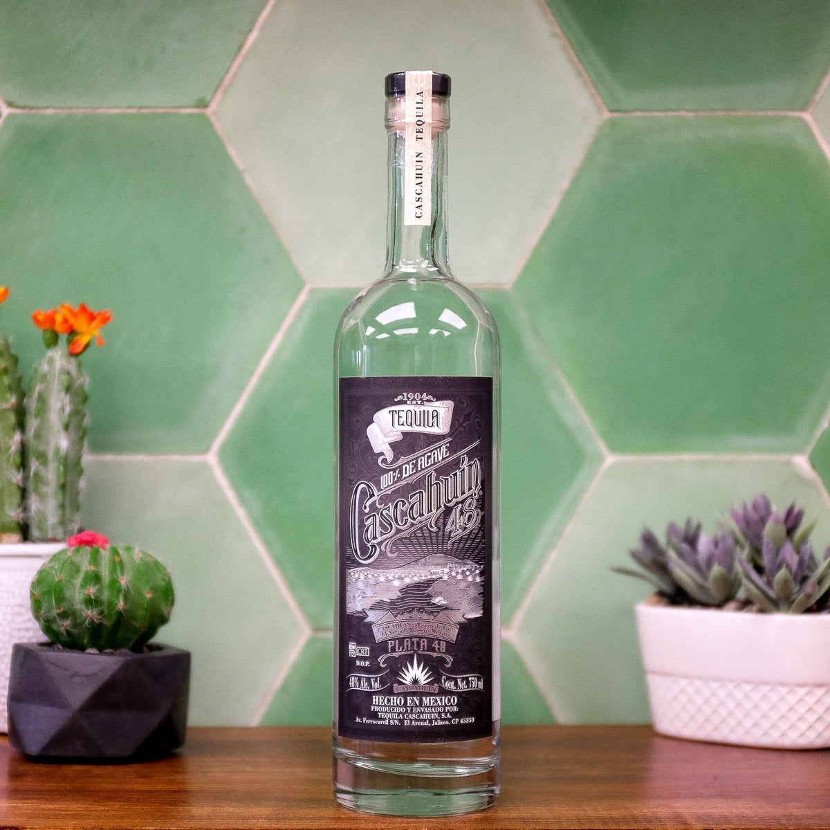 Compra Tequila Cascahuín - Plata 48 - 750ml - 48% alc./vol. – Agave ...