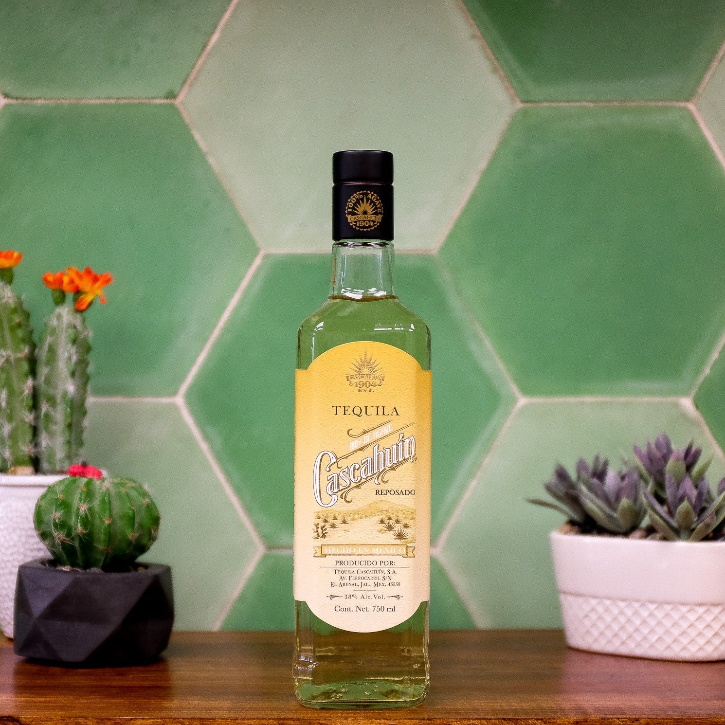 Tequila Cascahuín - Reposado - 750ml - 38% alc./vol. – Agave Drinks Mx